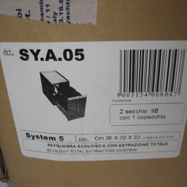 Azimut Galley Waste Trash Drawer SYSTEM Pattumiera Incasso Inox SY A 05 ...