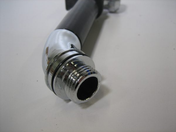 ITC Black Thru-Hull Elbow Shower Sprayer w/ 8' Foot Stainless Hose ...