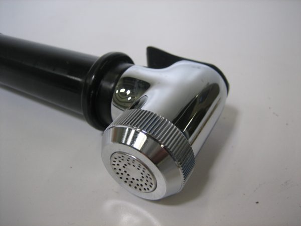 ITC Black Thru-Hull Elbow Shower Sprayer w/ 8' Foot Stainless Hose ...