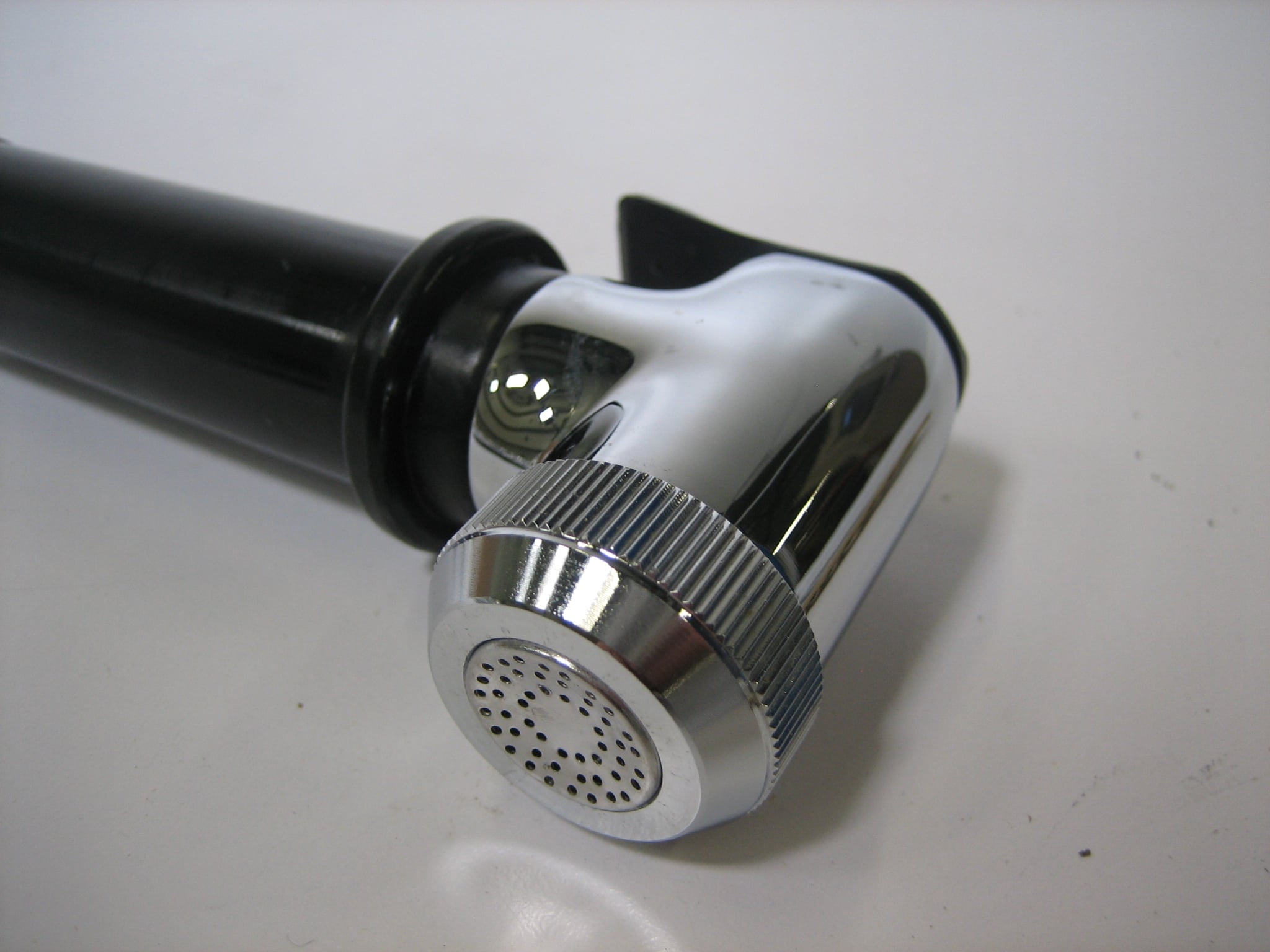ITC Black Thru-Hull Elbow Shower Sprayer w/ 8' Foot Stainless Hose ...