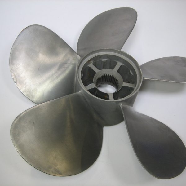 Mercury 48-18278 Mirage Plus 3-Blade RH 14" x 17" Stainless Steel ...