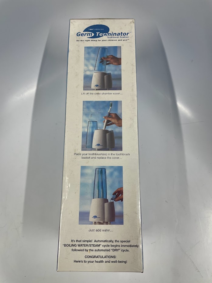 Germ Terminator Toothbrush Sanitize Steam Sterilization GT100 Factory ...
