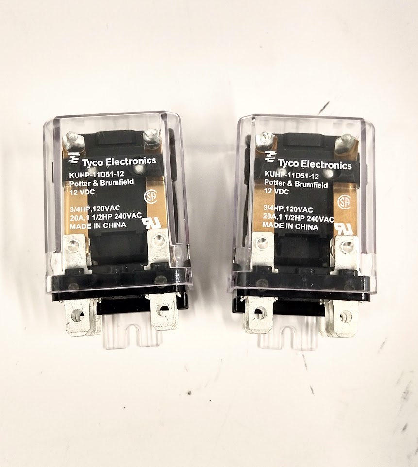 Tyco Electronics - KUHP-11D51-12 - Potter & Brumfield 12VDC - 2 Pack ...