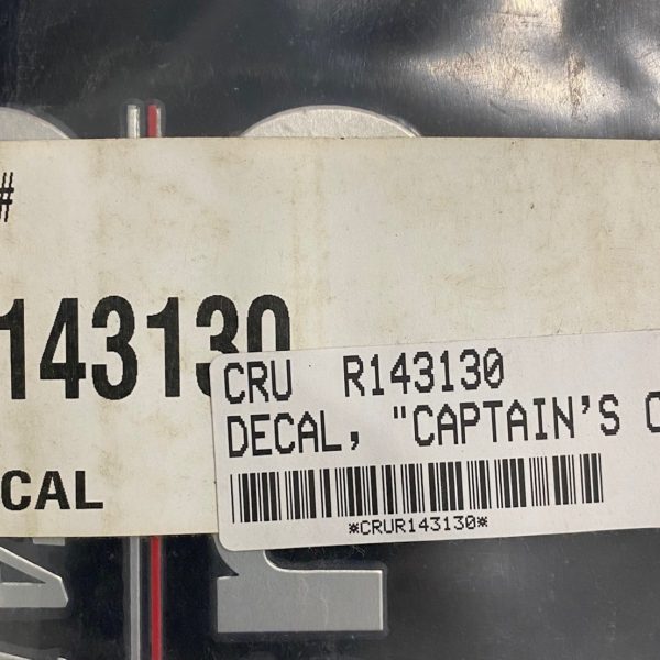 -NEW- Crusader R143130 , Plastic Engine Cover Shroud Decal - Max Marine ...