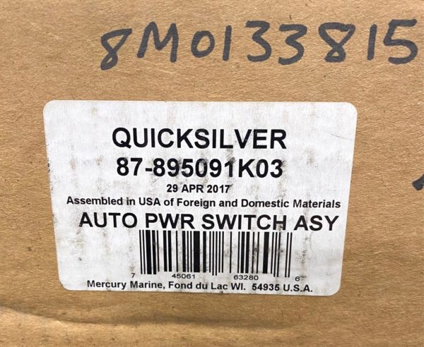 -NEW- Mercury / Quicksilver 87-895091K03 / 8M0133815 , Automatic Power ...