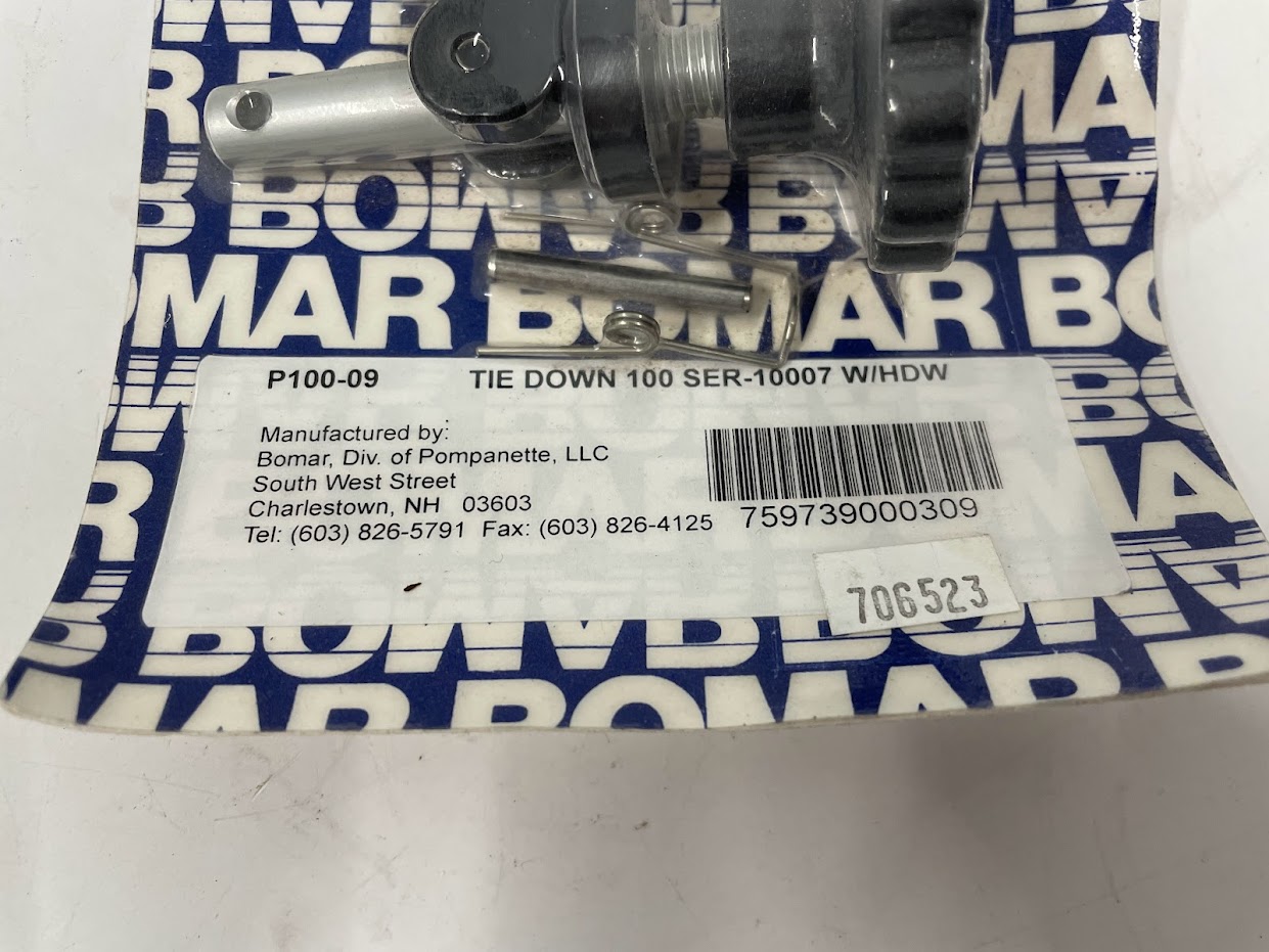 Bomar Latch Dog Assembly - P100-09 New - Max Marine Outlet