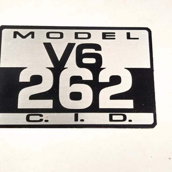 Crusader – 262 V6 – Aluminum 262 Decal ( 2 Pack ) - Max Marine Outlet