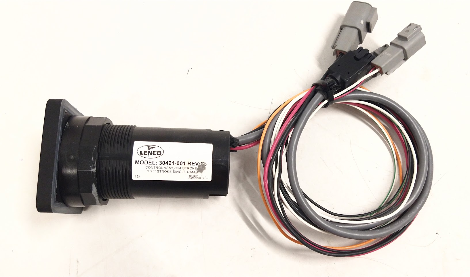 Lenco - 30421-001 Rev C - Control Assy 124 Stroke - Max Marine Outlet