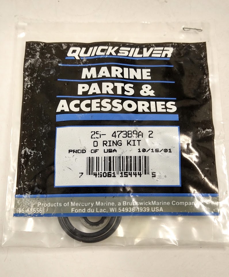 Mercury Quicksilver - 25-47389A2 - O Ring Kit - Max Marine Outlet
