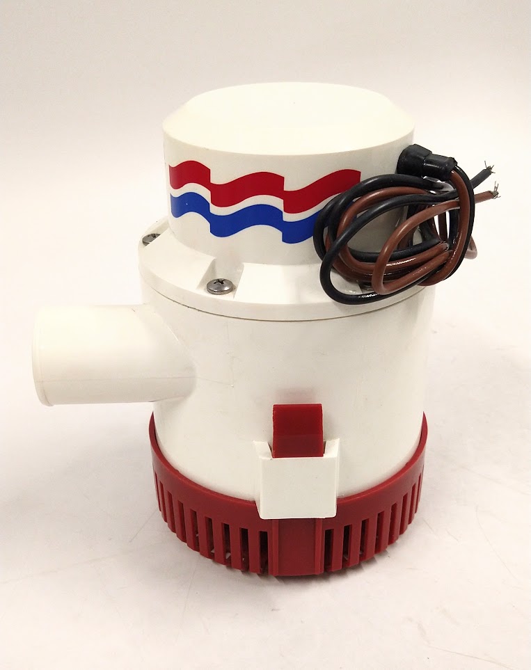Rule 3700, 16A Non Automatic Bilge Pump 3700 GPH - Max Marine Outlet
