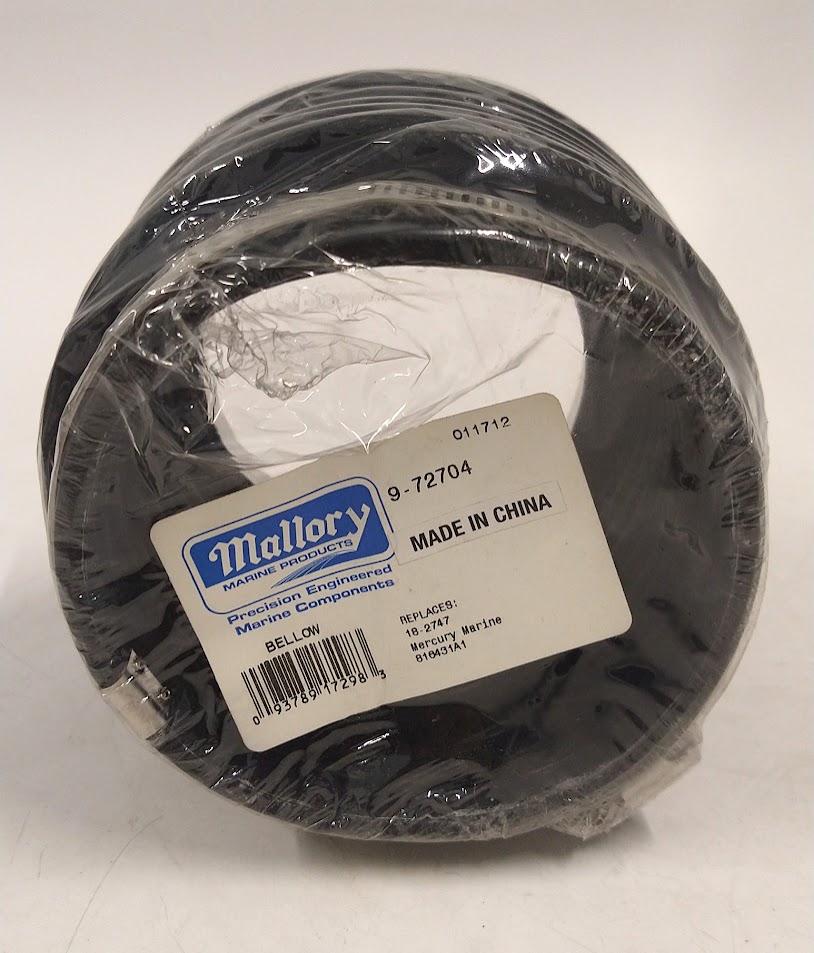 Mallory 9-72704, Transom Bellows ( Sealed ) - Max Marine Outlet