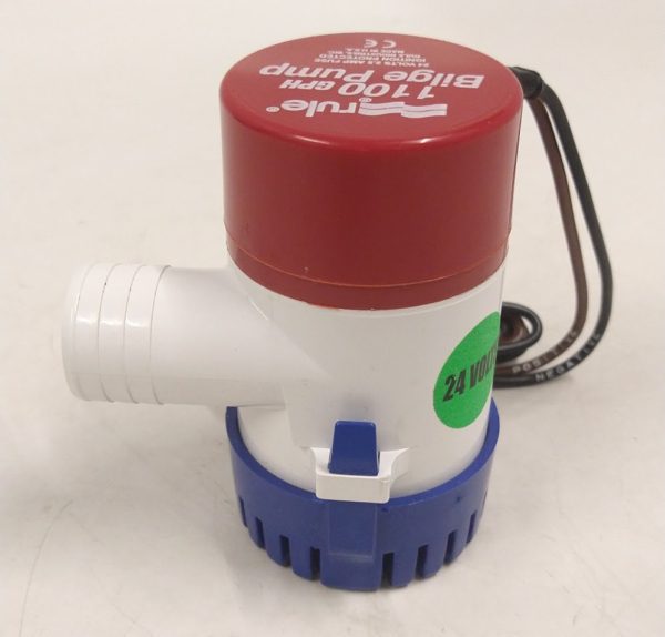 Rule 1100, 24V Bilge Pump - 1100GPH - Max Marine Outlet