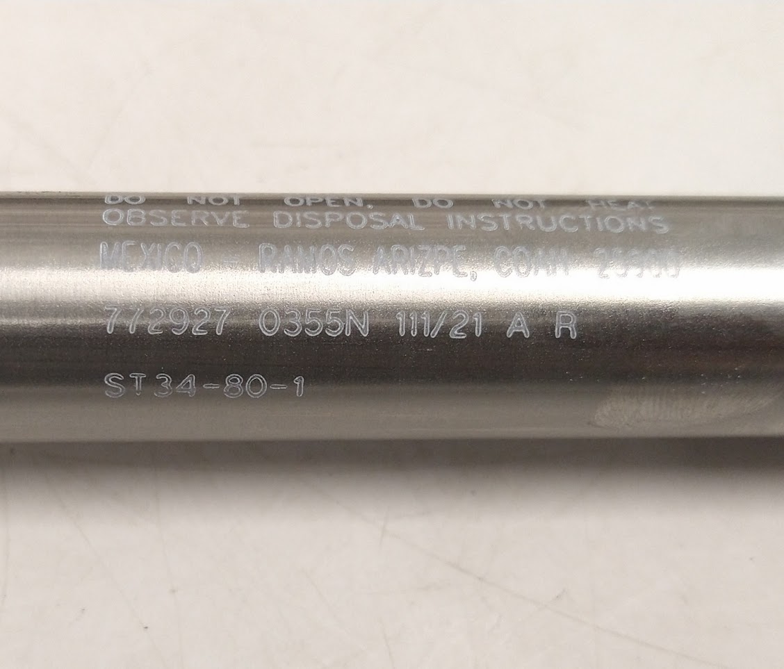 Stabilus Inox ST 34-80-1, Gas Spring 20'' ( 2Pack ) - Max Marine Outlet