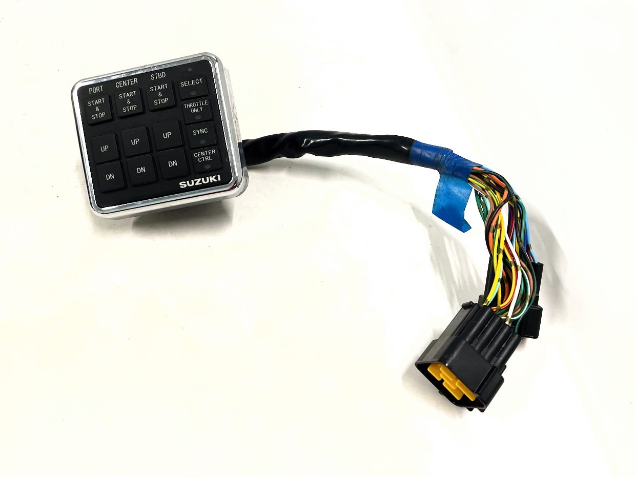 Suzuki 37100-98J31 Triple Engine Control Panel Start/Stop Switch OEM ...