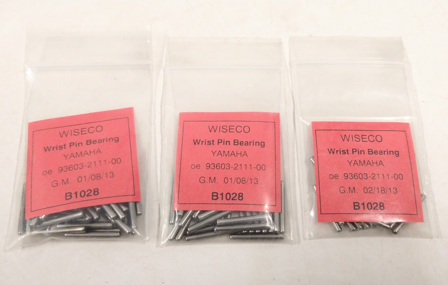 Wiseco B1028, Wrist Pin Bearing, Yamaha 93603-2111-00 ( 3 Pack ) - Max ...