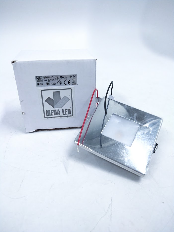 Sounio 100122, IP40 300K Square LED Light - Max Marine Outlet