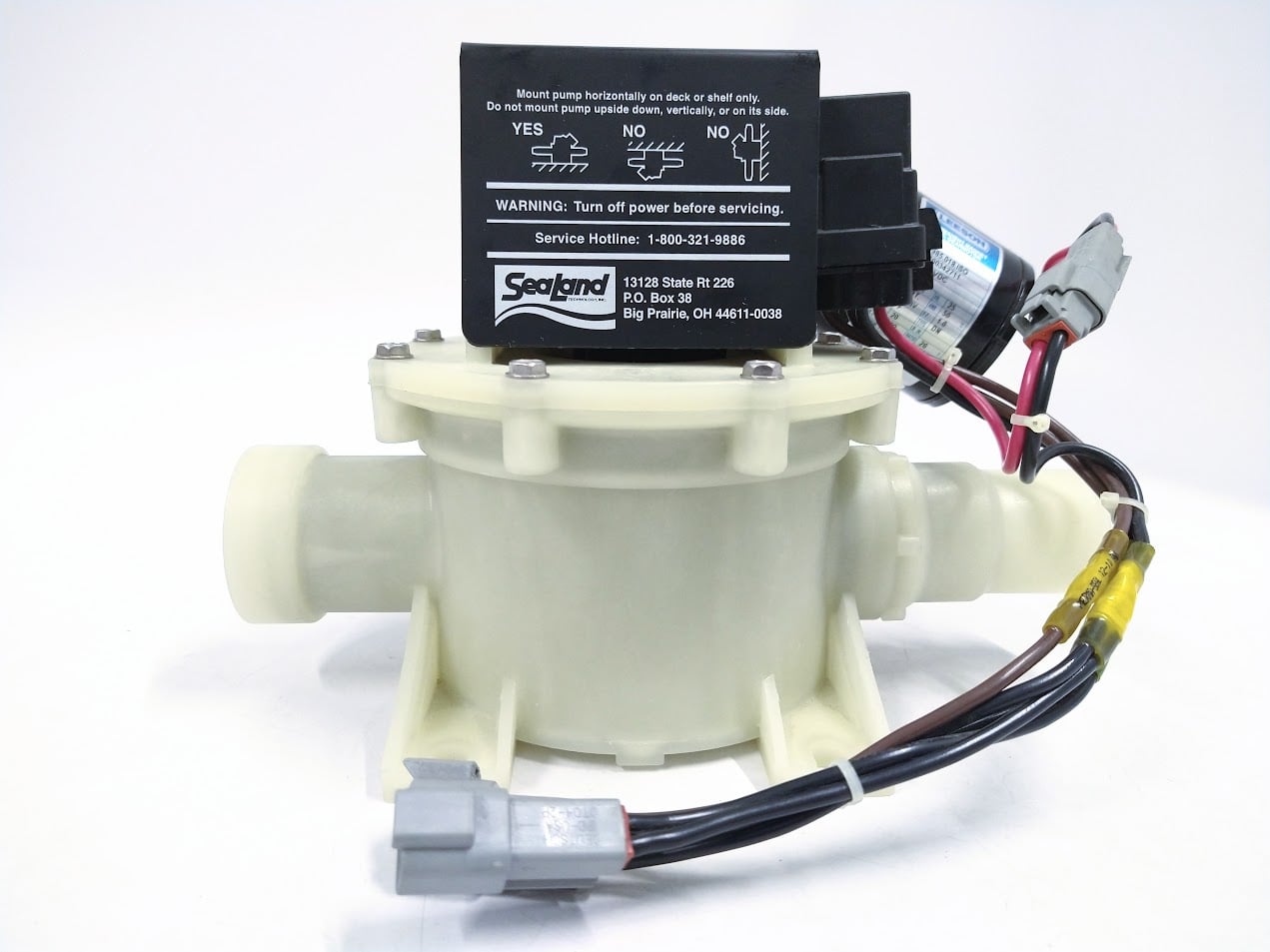 -NEW- SeaLand 1302058, Dometic T12 Macerator & Discharge Pump With ...