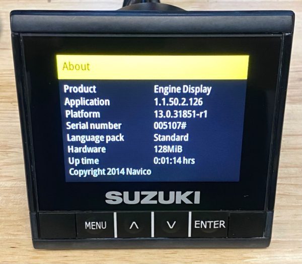 Suzuki Marine 990C0-03C10, C10 Color Multifunction Display Gauge w/ Sun ...