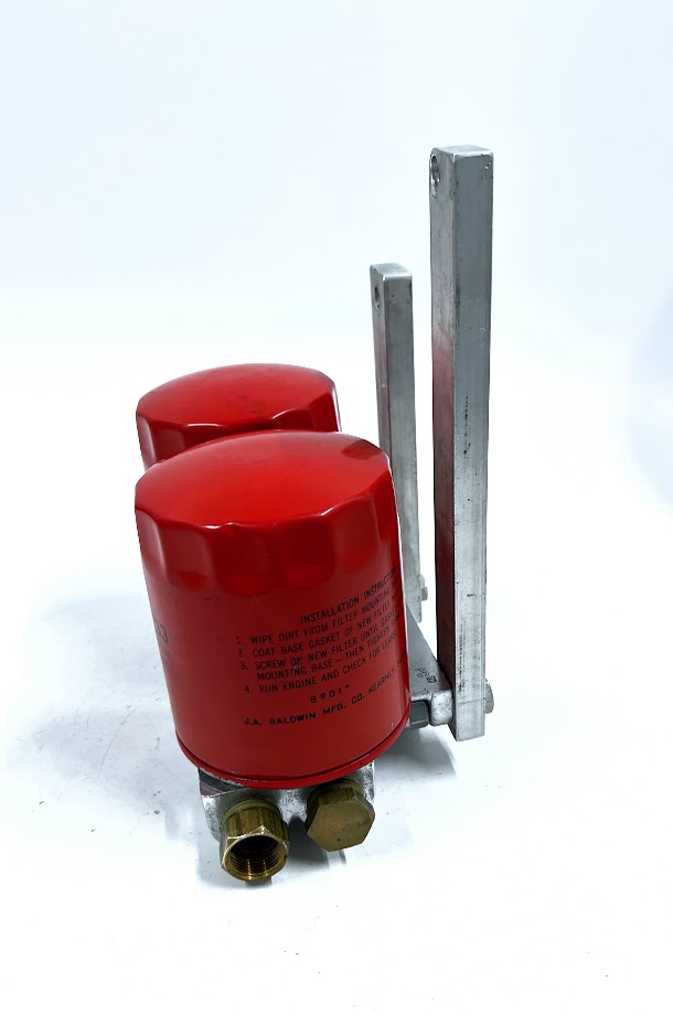 Baldwin 233 Oil Filter, With Dual Mounting Filter Bracket, 3/4 Thread ...