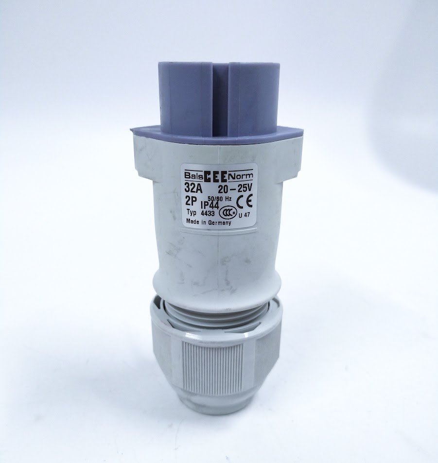 Kristal Type 4433, Electrical Connector, Male, 32 AMP Blue Water Power ...