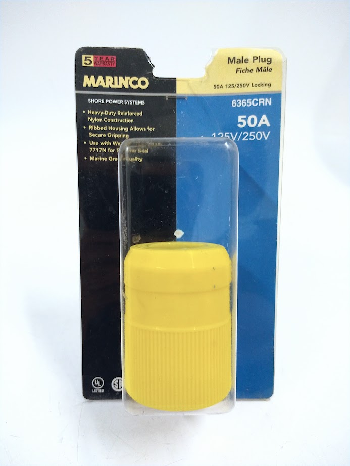 Marinco 6365CRN, Locking Inlet ( Plug Cover Only ) - Max Marine Outlet