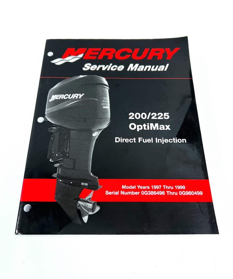 Mercury 90-855348R02, Service Manual, 200hp/225hp Optimax - Max Marine ...