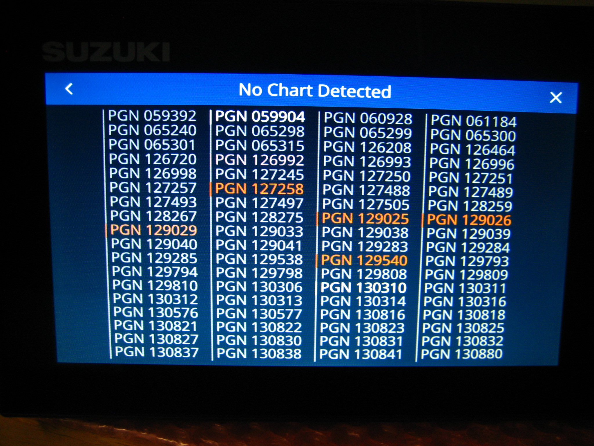 Suzuki SMD7 Engine Information Display w/Suncover - Excel Cond - Fully ...