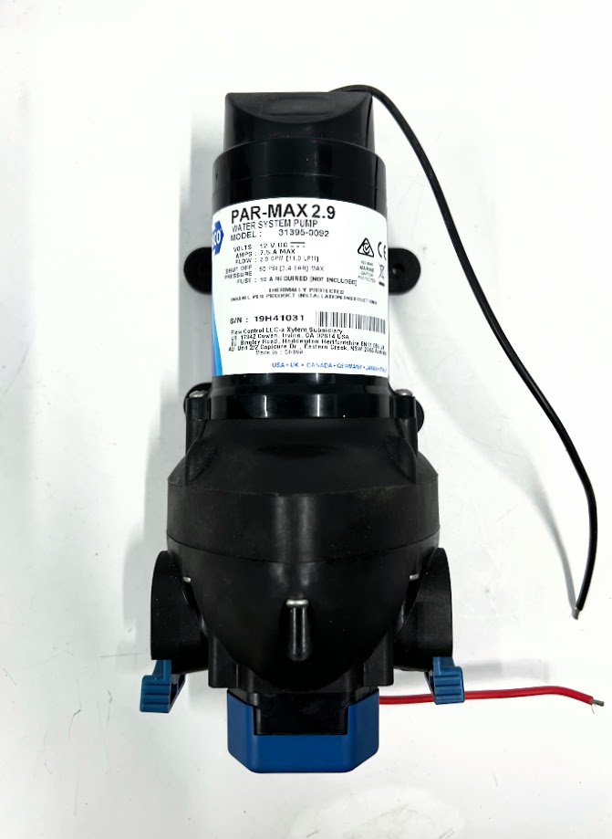 Jabsco Par-Max 2.9, Washdown Pump, 12 VDC, 2.9 GPM - Max Marine Outlet