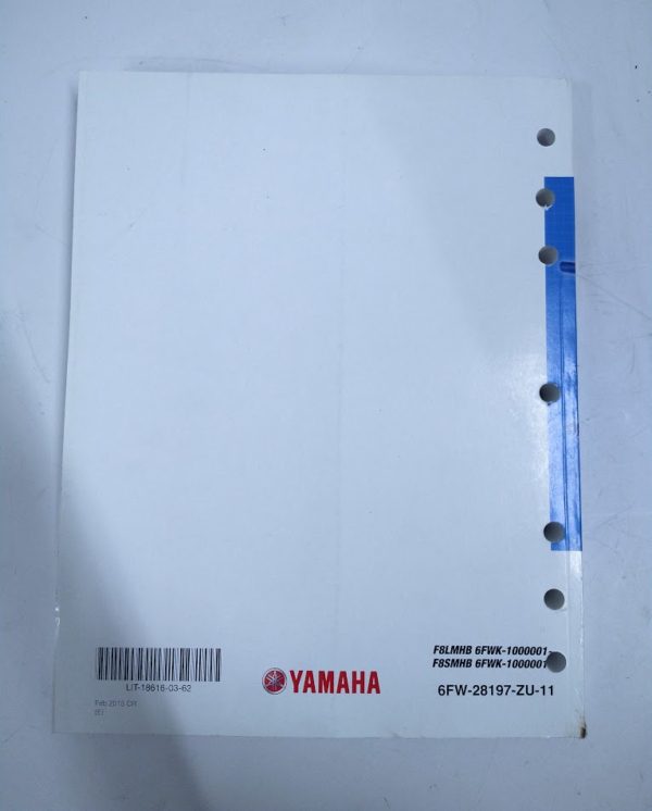 Yamaha Lit 18616 03 62 F88 F9 9b T9 9b Service Manual Max Marine