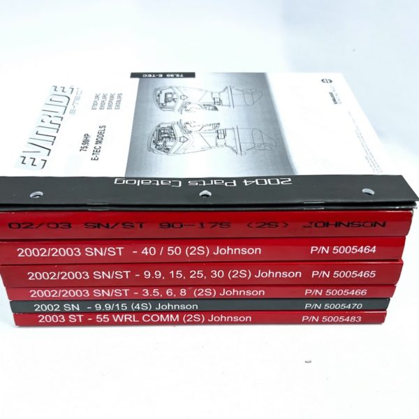 Evinrude Johnson, Service Manual Set, 6 Manuals & 2 Parts Catalogs ...