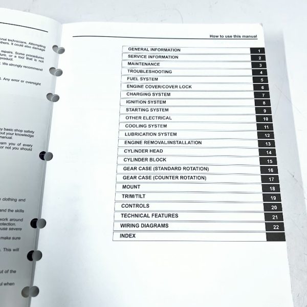 Honda Marine 61ZZ300, Shop Manual, BF60A, First Edition - Max Marine Outlet
