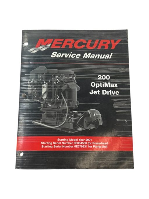 Mercury 90-881986, Service Manual, 200 Optimax Jet Drive - Max Marine ...