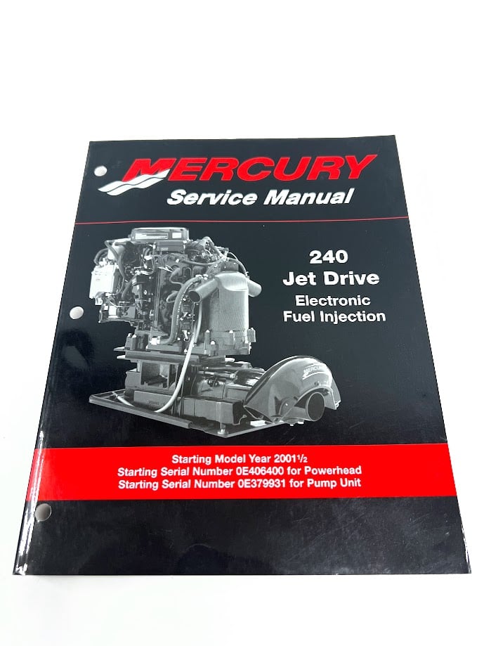 Mercury 90-884822, Service Manual, 240 Jet Drive EFI - Max Marine Outlet