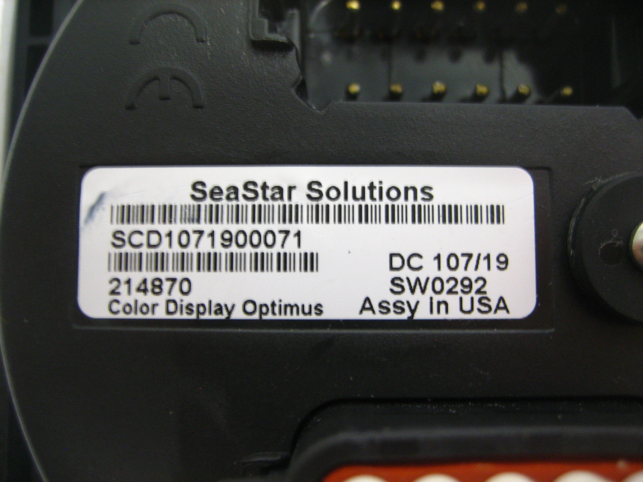 Seastar Dometic Optimus EPS Color Display - 214870 - Excellent ...
