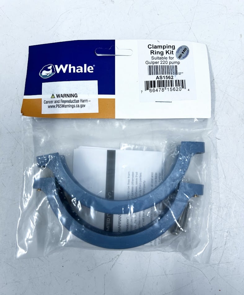 Whale AS1562, Clamping Ring Kit For Gulper 220 Pump - Max Marine Outlet