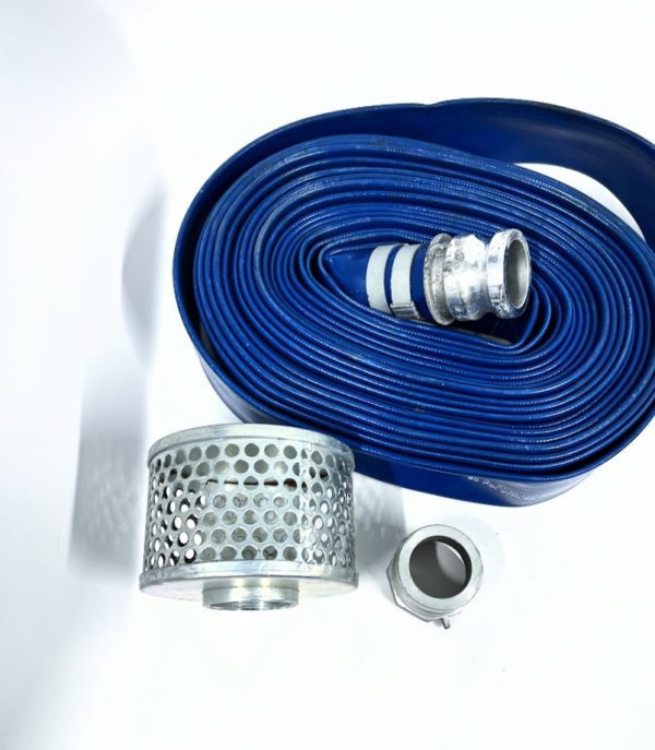 GoodYear Spiralflex, 2in x 50ft, 80 PSI Discharge Hose With Aluminum ...