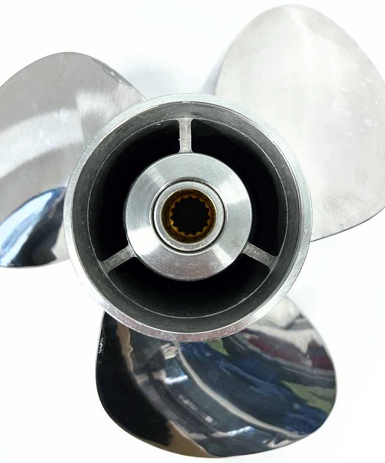 -NEW- Suzuki, 3 x 16 x 18.5 LH, Stainless Steel Propeller, 990C0-0080L ...