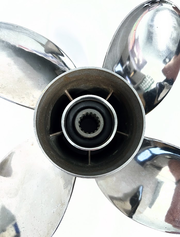 PowerTech, 4 x 13 1/2 x 20P RH, Stainless Steel Propeller, S115PTR4R20P - Max Marine Outlet