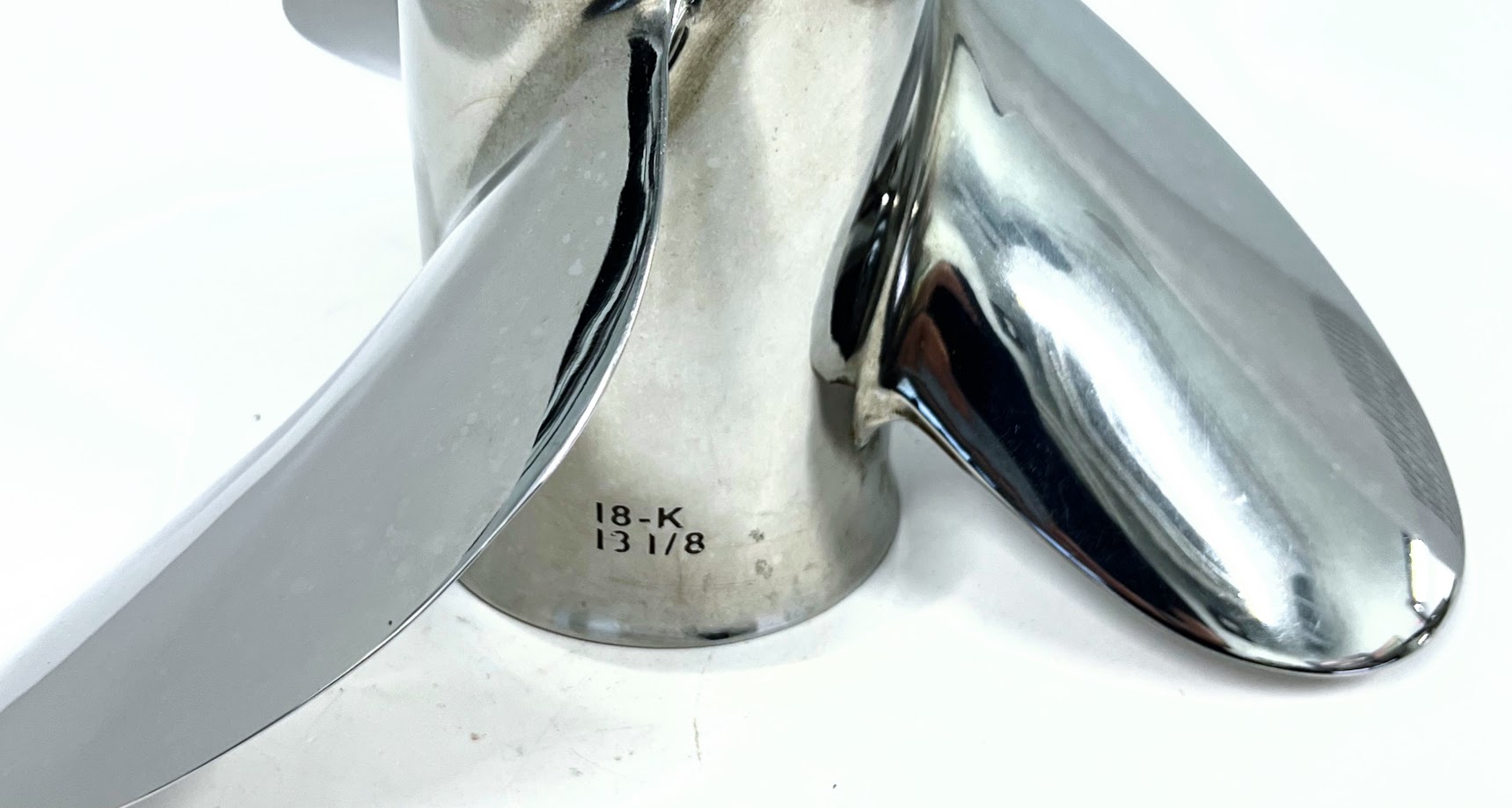 Stainless Steel Propeller, 3 x 13 1/8 x 18, Right Hand Rotation - Max ...