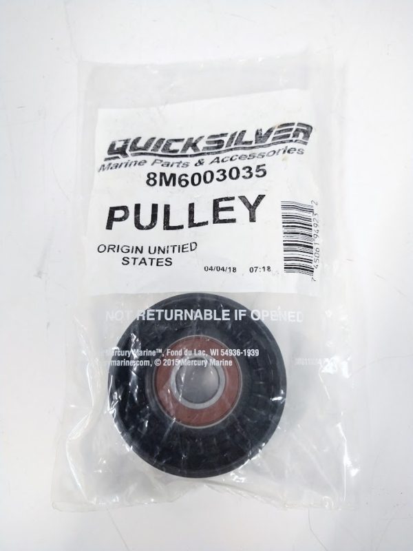 -NEW- Quicksilver 8M6003035, Serpentine Belt Idler Pulley , OEM - Max ...