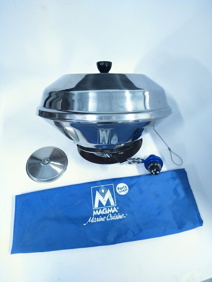 Magma Marine Kettle A10, Stove & Gas Grill Combo With L-Bracket - Max ...