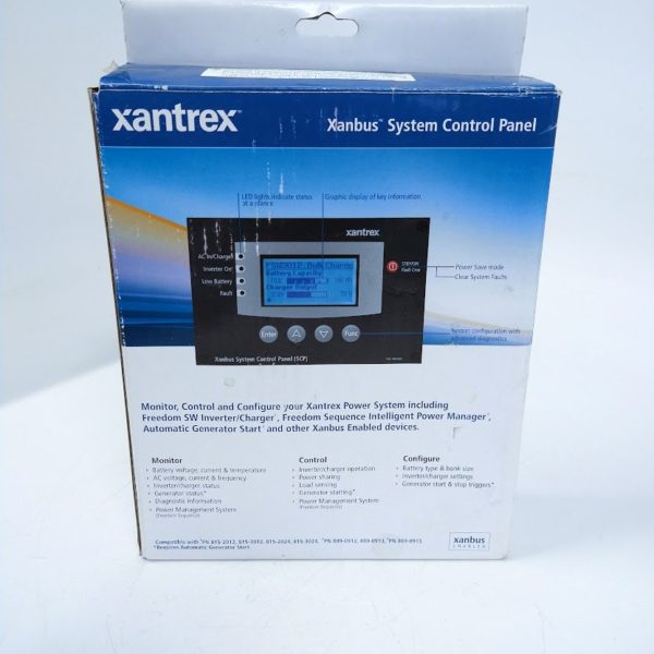 -NEW- Xantrex 22-0036-01-01, Xanbus System Control Box Panel - Max ...