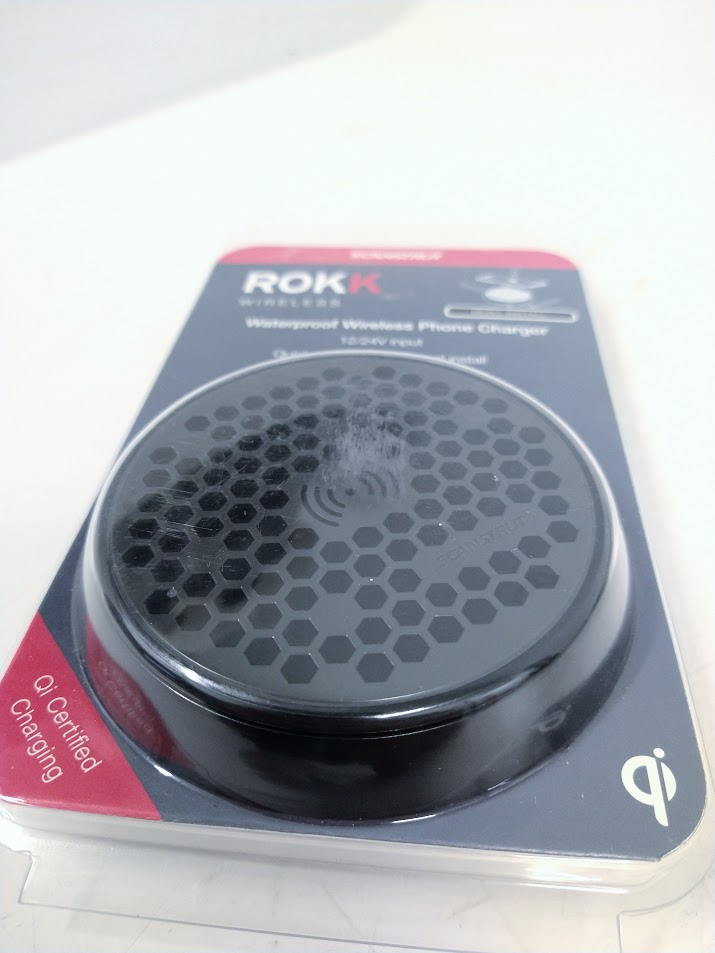 Rokk SC-CW-03E, Wireless Water Proof Phone Charger 12/24V Input - Max ...