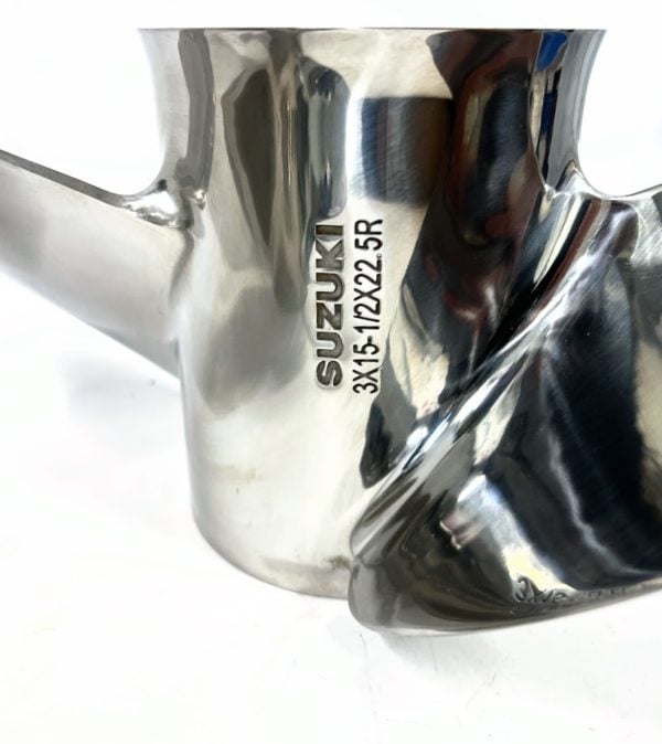 Suzuki Marine, Dual Propeller Set, 3 x 15 1/2 x 22.5 Front & Rear - Max ...