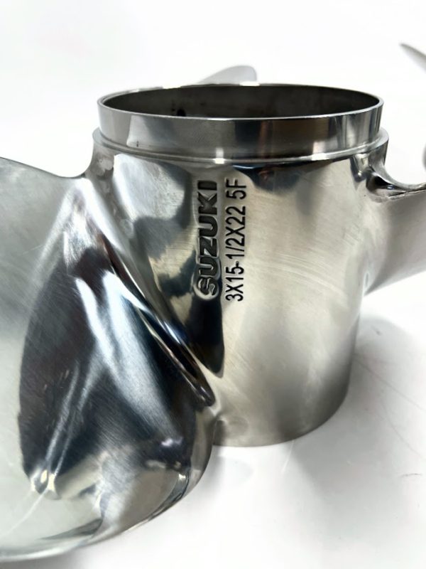 Suzuki Marine, Dual Propeller Set, 3 x 15 1/2 x 22.5 Front & Rear - Max ...