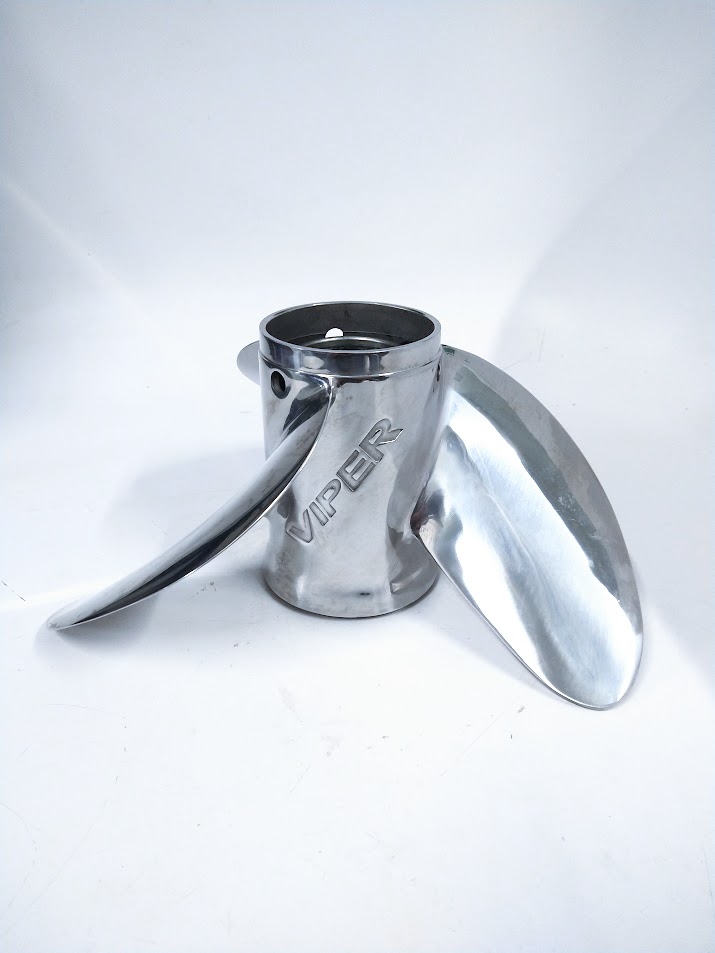Evinrude Johnson 3 x 13 7/8 x 21, Stainless Steel Viper Propeller ...