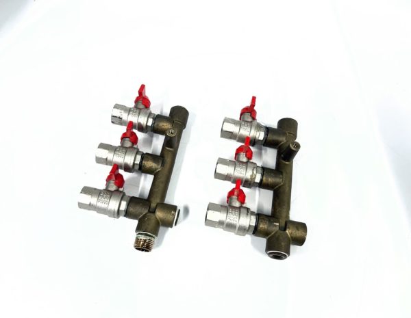 Groco M350-3, Valve Manifold 1/2in, 2 Pack With Fittings Shown - Max ...