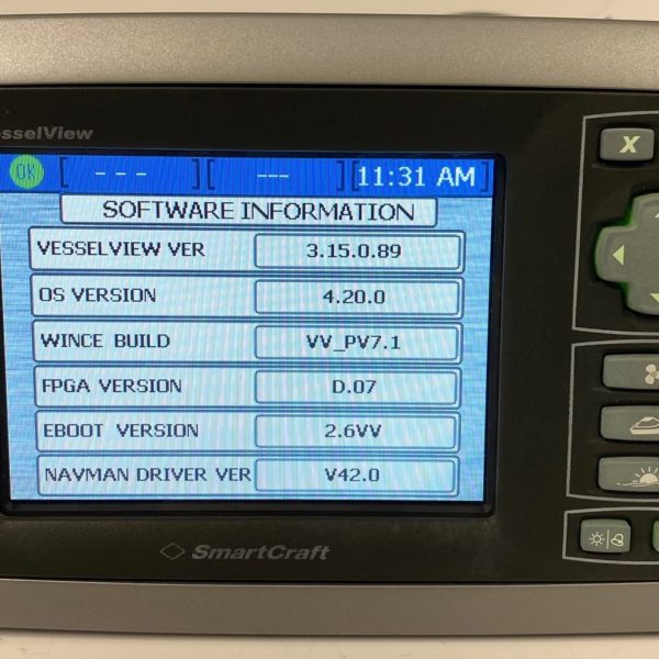-NEW LCD- Mercury SmartCraft 8M0029457 / Cummins 4939835, VesselView 1. ...