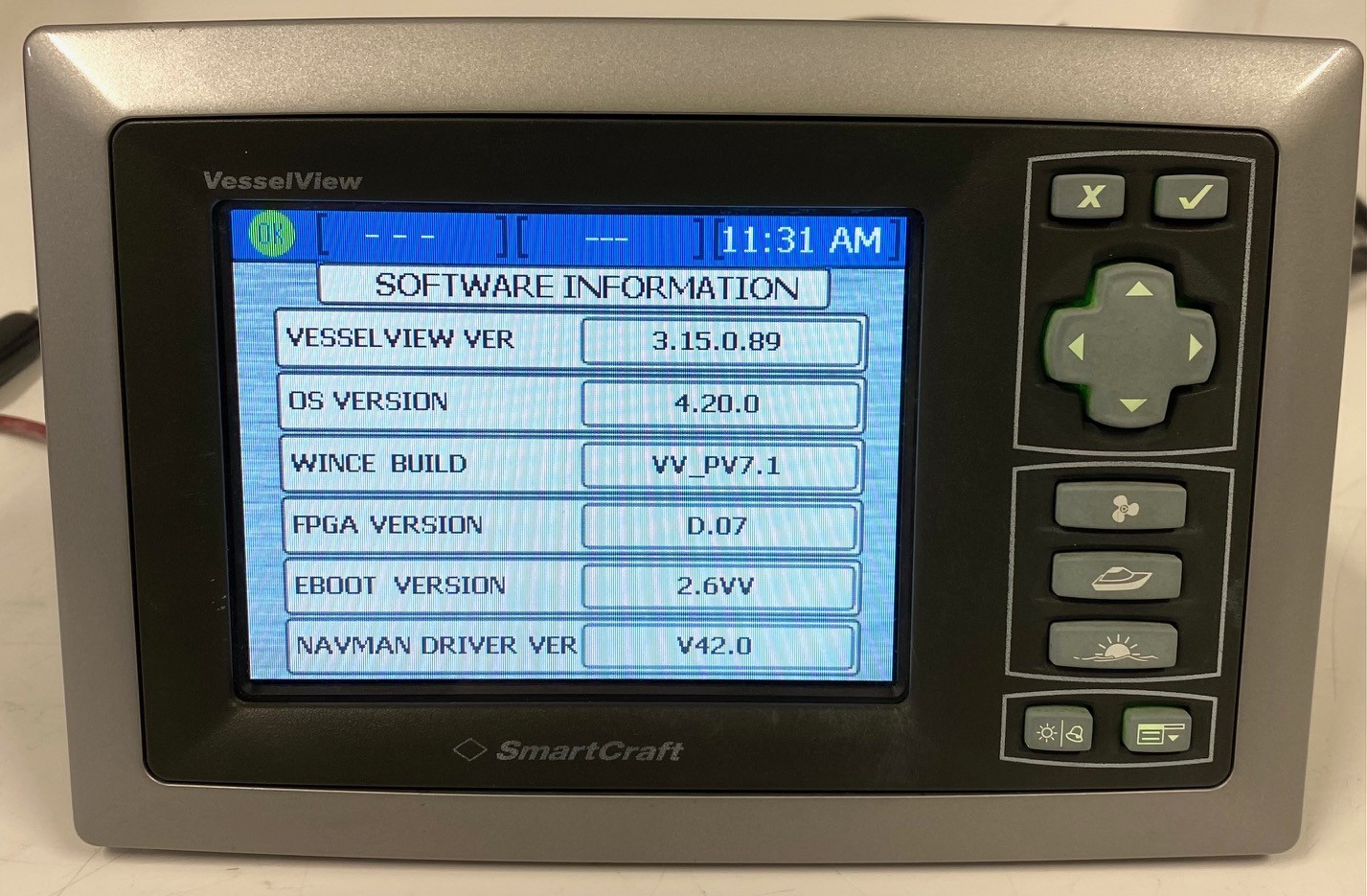 -NEW LCD- Mercury SmartCraft 8M0029457 / Cummins 4939835, VesselView 1. ...