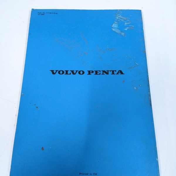 Volvo Penta 7773810, D70A D70B TD70G, Diesel Engine Shop Service Repair ...